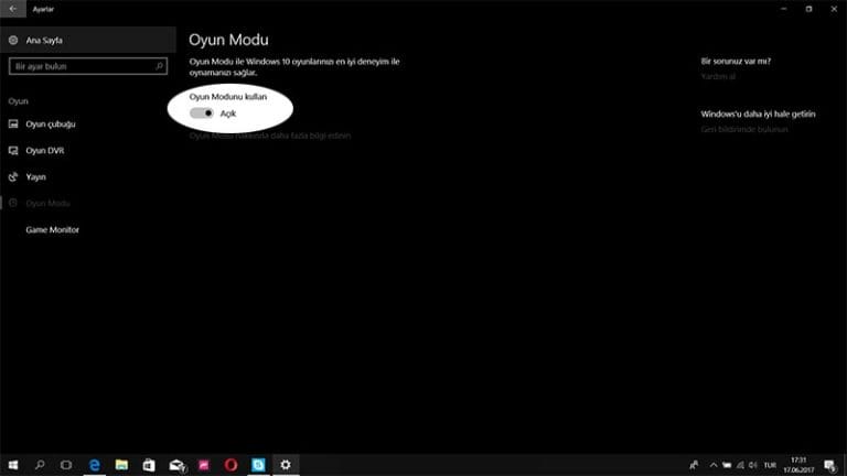 Windows 10 Oyun Modu Nasıl Açılır? Windows 10 Oyun Modu Nasıl Açılır?