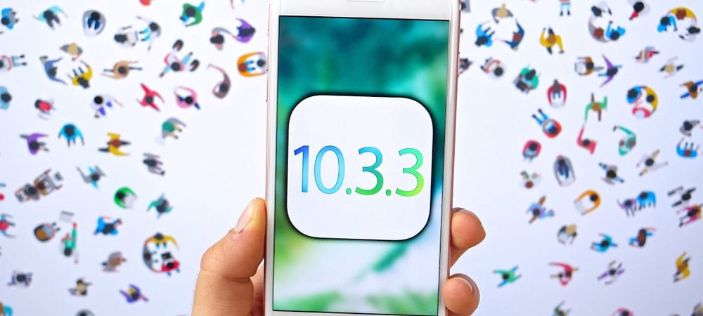iOS 10.3.3 Güncellemesi Yayınlandı!