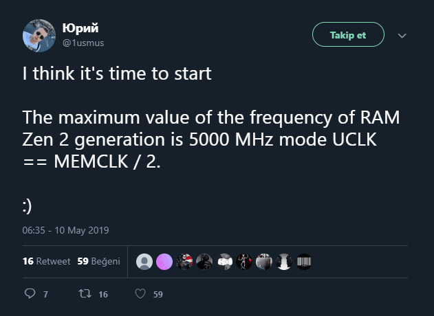AMD Ryzen 3000 Serisi İşlemciler 5000 MHz RAM Desteği ile Geliyor